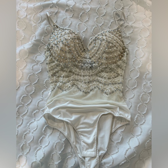 Windsor | Tops | Windsor Sequin Bra Bodysuit | Poshmark